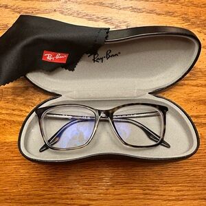 Ray-Ban | Accessories | Rayban Eye Glasses In Tortoise Shell Size Of ...